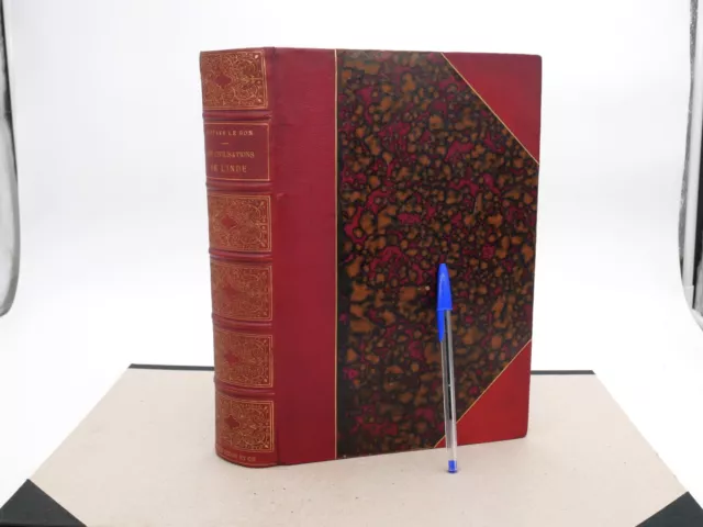 LES CIVILISATIONS DE L' INDE (1887, eo) Gustave LE BON - Cartes ...