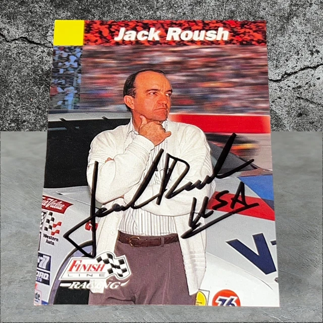 JACK ROUSH USA 1993 PRO SET FINISH LINE RACING HOFer VINTAGE carte ...