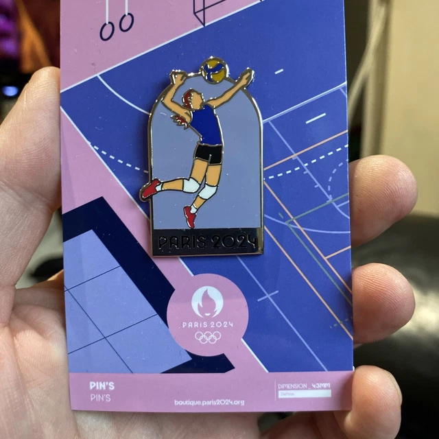 OLYMPIQUE OLYMPIC FRANCE Paris 2024 Team Volley Ball Pin £18.00 ...