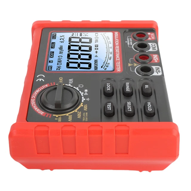 DIGITAL OHM METER Case Adjustable Bracket Auto Off Digital Resistor ...