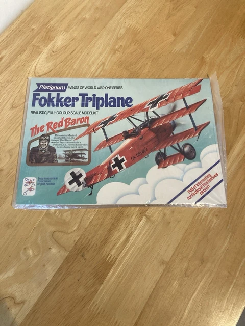 FOKKER TRIPLANE PLATIGNUM Wings Of World War One Series. £7.58 ...