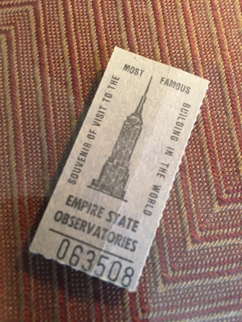 EMPIRE STATE OBSERVATORIES “Worlds Most Famous Building” Souvenir ...