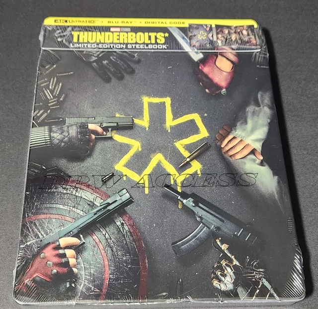 🚨BRAND NEW SEALED🎬 Thunderbolts Marvel Steelbook 🎬 4K Bluray Digital Boxed🚨 $67.34 - PicClick CA