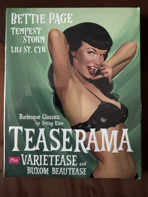 BETTIE PAGE DOUBLE Feature (Varietease/Teaserama)+Buxom Beateaese Blu Ray £7.99 - PicClick UK