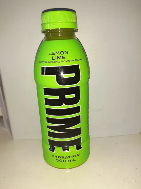 PRIME LEMON LIME Hydration Energy Drink- 500ml KSI and Logan Paul drink ...