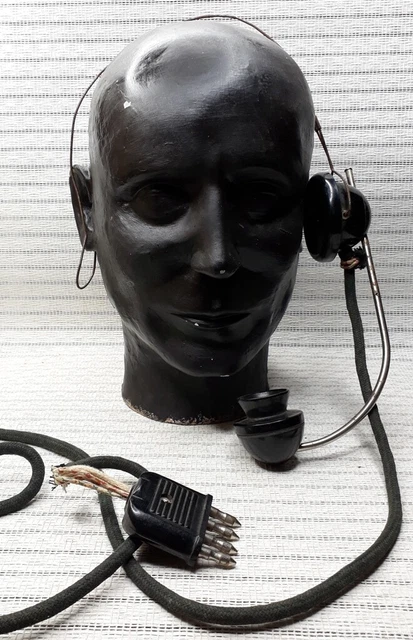 VINTAGE CCCP RUSSIAN Soviet Military Headset, Earphones WW2 £38.47 ...