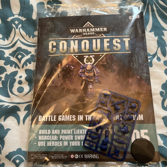 WH40K PRIMARIS SPACE Marine Lieutenant Calsius Conquest Magazine ...
