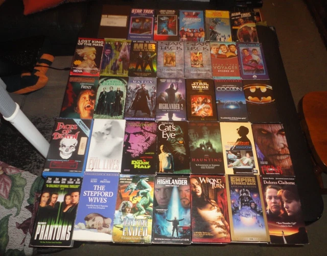 HORROR VHS LOT (VHS Lot of 34) Gore Slasher Sci-Fi SOV Cult Rare OOP ...