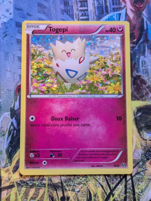 CARTE POKÉMON TOGEPI Holo 9/12 Promo McDonald's 2016 Français EUR 2,00 ...