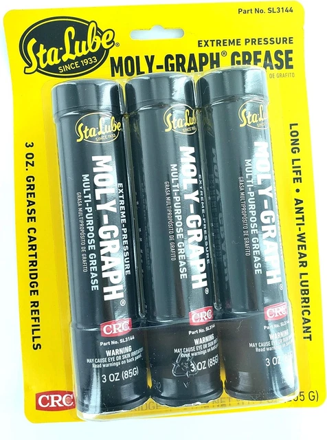 CRC STA-LUBE MOLY-GRAPH Extreme Pressure Multi-Purpose Lithium Grease ...