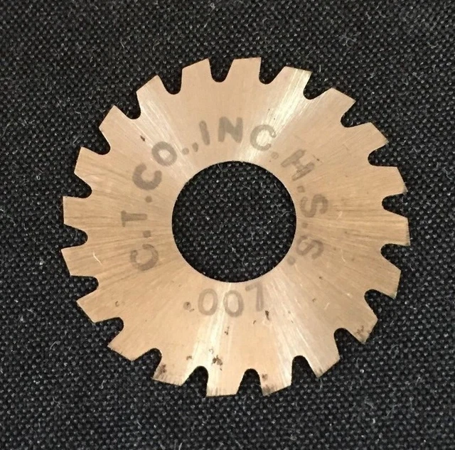 CIRCULAR TOOL CO. 7/8 x 0.007 x 5/16 20T Alternate Bevel HSS Slitting ...