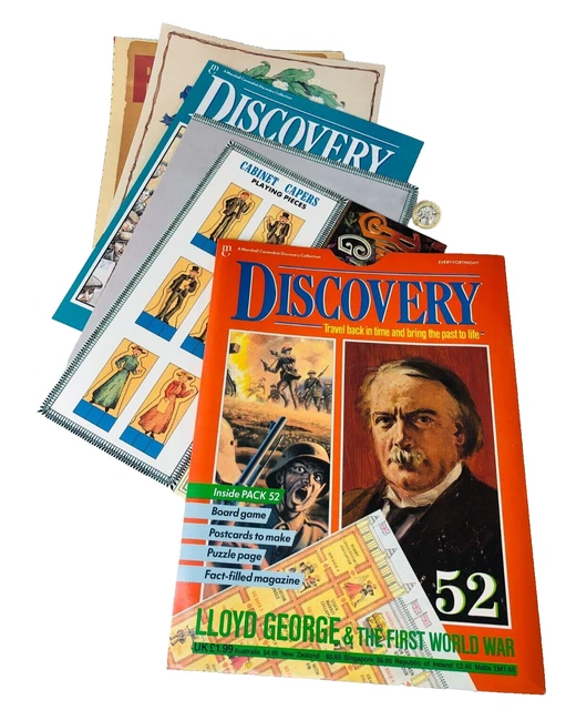 MAGAZINE DISCOVERY NO. 52 Lloyd George WW1 Collectable Vintage Mag ra £ ...
