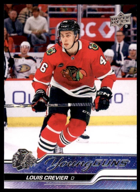 2023-24 PONT SUPÉRIEUR série étendue YG Louis Crevier RC #721 EUR 5,57 ...