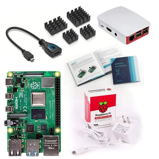 RASPBERRY PI 4 Model B 2G Basic Starter Kit with Official Raspberry Pi ...