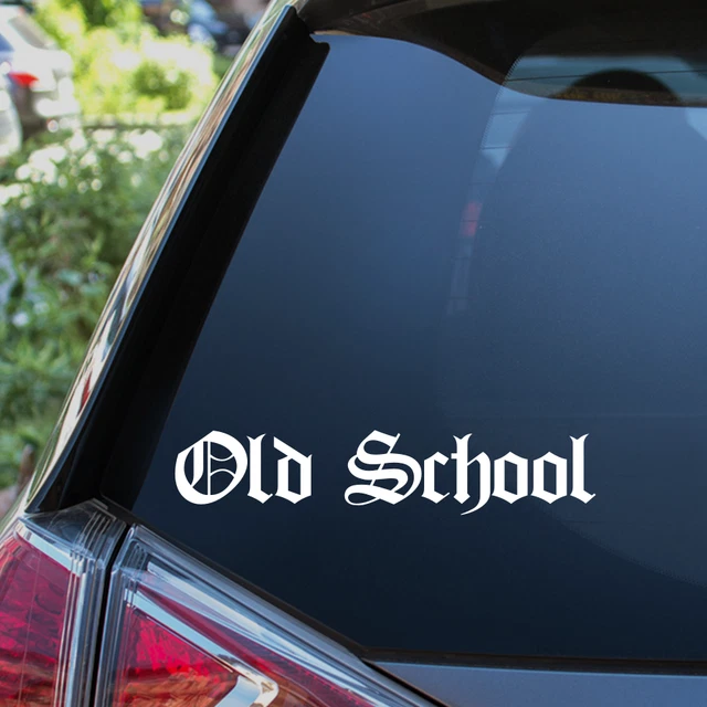 OLD SCHOOL FUNNY Car/Window/Bumper Drift JDM Euro Dub Decal Sticker £3. ...