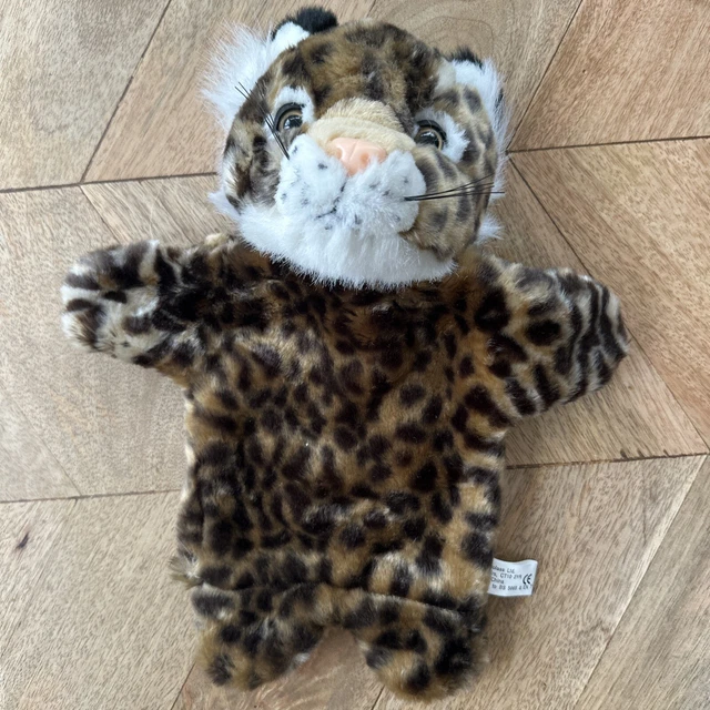 DS NICHOLASS TIGER leopard Soft Plush Hand Puppet Toy £14.25 - PicClick UK