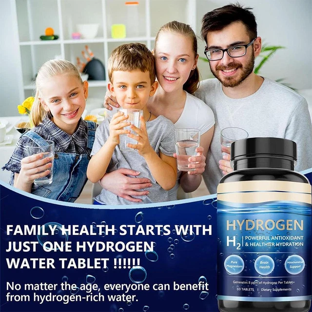 HYDROGEN TABLETS FOR Drinking Water Multimineral Fast-Dissolving ...