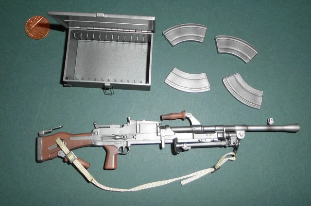 1/6TH SCALE BRITISH Army BREN Machine Gun for 12" toy action figures £ ...