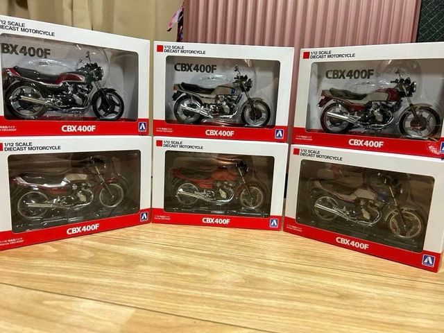 AOSHIMA 1/12 SCALE CBX400F Diecast Model Complete Honda Motorcycle EUR ...
