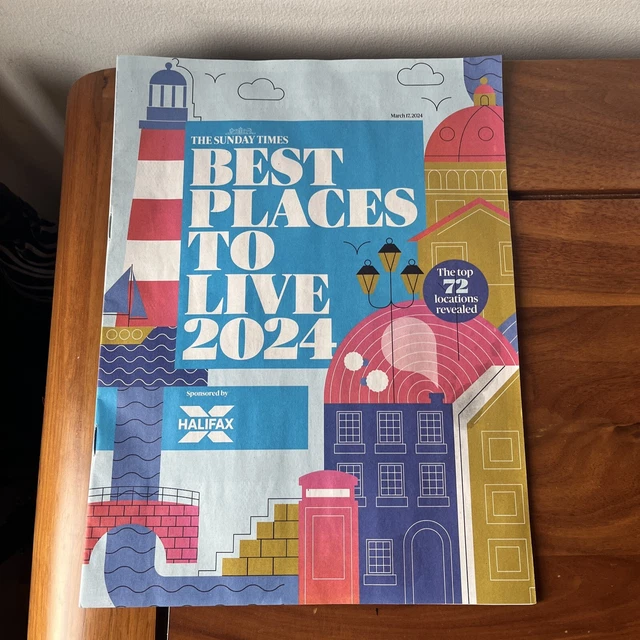 BEST PLACES TO LIVE 2024 The Sunday Times Magazine Supplement UK's BEST ...