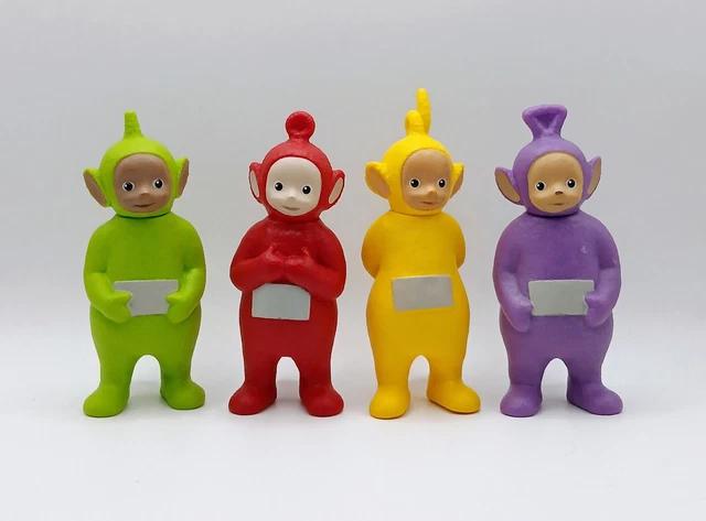 TELETUBBIES - CHARACTER Options Full Set Of 4 Vintage Plastic Figures ...