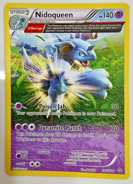POKÉMON TCG NIDOQUEEN Primal Clash 69/160 Regular Rare LP. £4.00 - PicClick UK