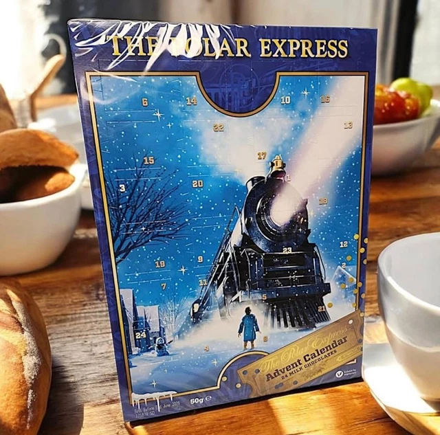 THE POLAR EXPRESS Milk Chocolate Advent Calendar £8.65 - PicClick UK