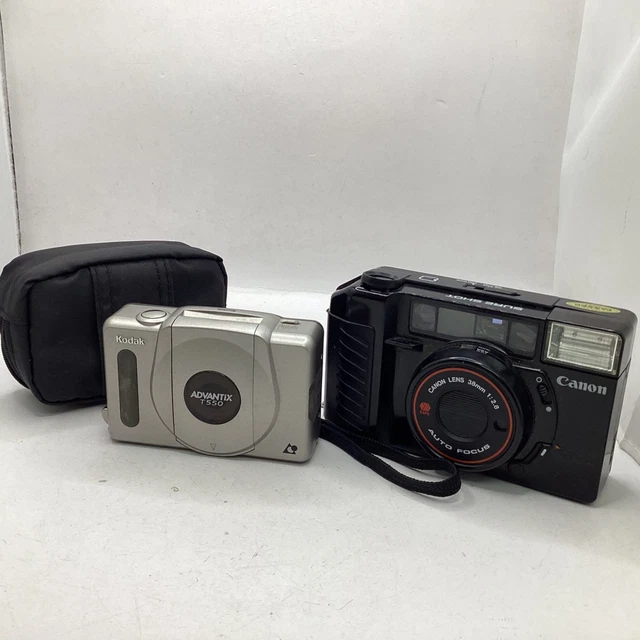 CAMERA BUNDLE X2 - Kodak Advantix T550 & Canon SureShot (Parts Only ...