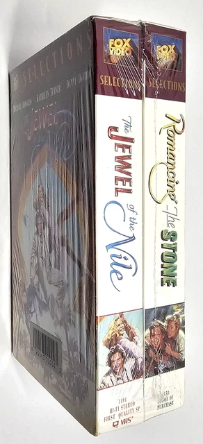 ROMANCING THE STONE & The Jewel of the Nile VHS Brand New Sealed Value ...