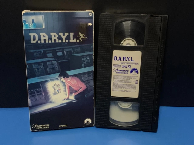 VHS D.A.R.Y.L. DARYL (Paramount, 1985) Adventure Sci-Fi 1st Edition $15 ...