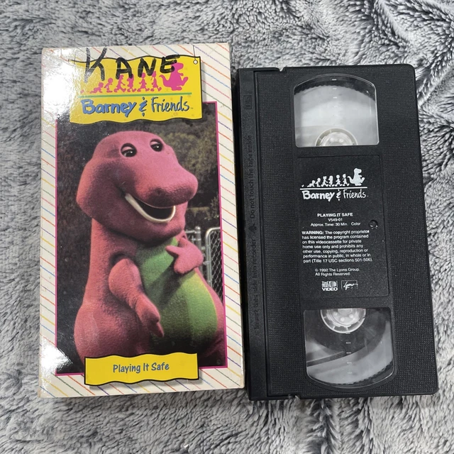 BARNEY & FRIENDS Playing It Safe (VHS 1992) Time Life Video Lyons Group ...