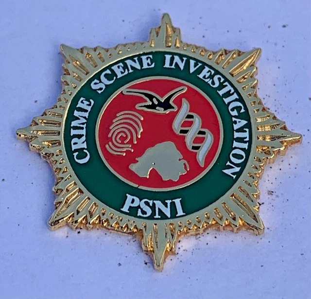 CRIME SCENE PSNI RUC POLICE ROYAL ULSTER CONSTABULARY PSNI irish pin ...