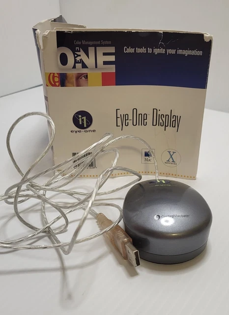 EYE-ONE I1 DISPLAY Color Management System By Gretag Macbeth $52.99 ...