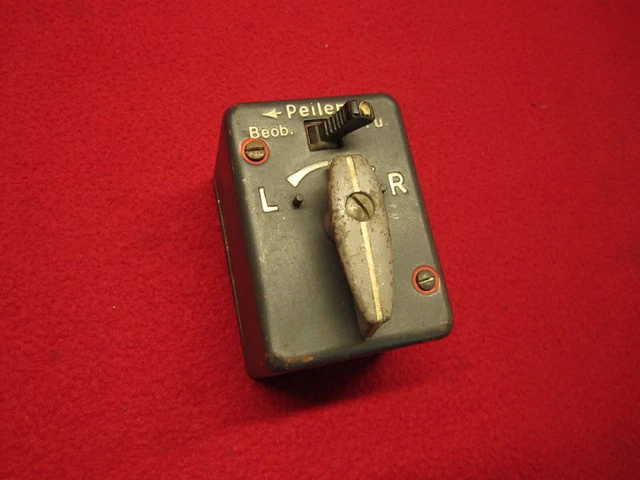 WW2 GERMAN LUFTWAFFE RSS6 Switch Box – FuG10 EZ6 – Ju88 Ju188 He111 £ ...