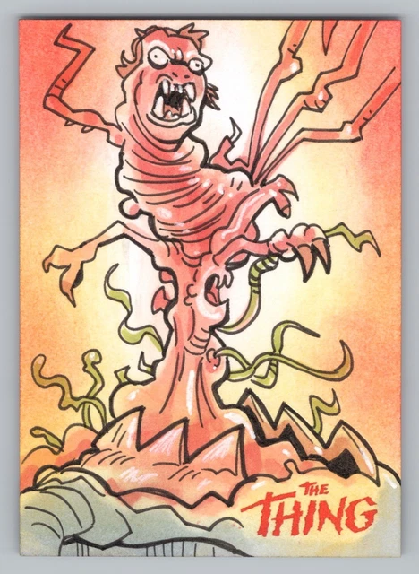 THE THING ARTBOOK Trading Cards. Tim Shinn The Thing Sketch Card ...