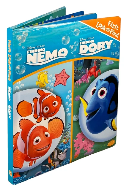 FIRST LOOK & Find Book FINDING NEMO DORY Large Padded Board book 10" x ...