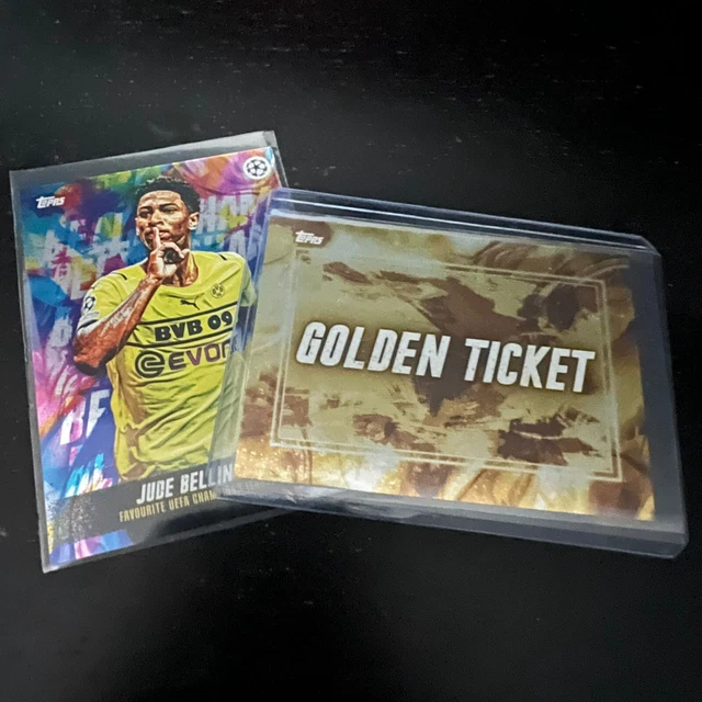TOPPS JUDE BELLINGHAM Set 2023 GOLDEN TICKET - GOLDENES TICKET - Meet ...