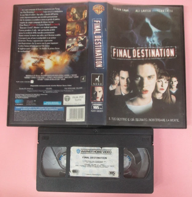 *VHS MOVIE FINAL DESTINATION Devon Sawa Ali Larter Kerr Smith WARRIOR ...
