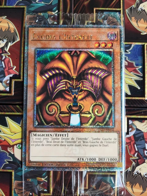YU-GI-OH ! EXODIA L'interdit STARLIGHT Quarter Century TN23-FR002 Mega ...