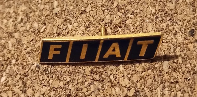 PIN'S FIAT AUTOMOBILE Signé BI Logo Emblème Symbole Vintage Pins ...