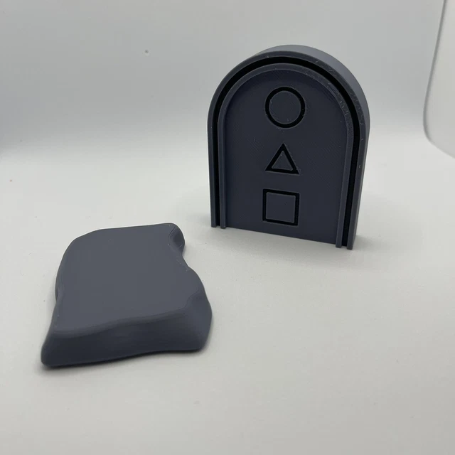 SQUID GAME 2 Flying Stone Game Tombstone & Rock 3D Printed Challenge ...