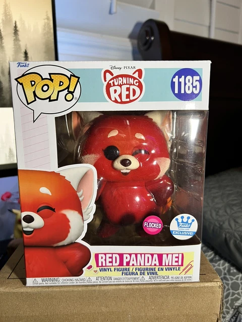 FUNKO POP! DISNEY Pixar Turning Red Red Panda Mei #1185 FLOCKED shop ...