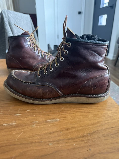 RED WING CLASSIC Moc Men's 6-Inch Boot In Briar Oil-Slick Leather 8138 ...