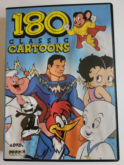 180 CARTOONS (DVD, 2008, 4-Disc Set) £4.77 - PicClick UK