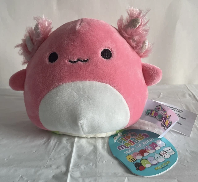 SQUISHMALLOW FLIP A Mallow 5" Archie Axolotl flips to Tristan ...