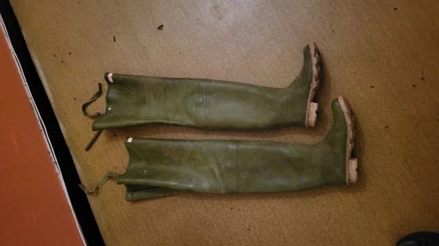 VINTAGE STREAMFISHER FISHING Waders Size 9 £61.00 - PicClick UK