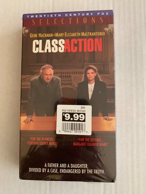 CLASS ACTION GENE Hackman Mary Elizabeth Mastrantonio VHS Sealed W ...