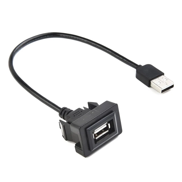 ADAPTATEUR CABLE D'EXTENSION pour Toyota tableau de bord USB montable ...