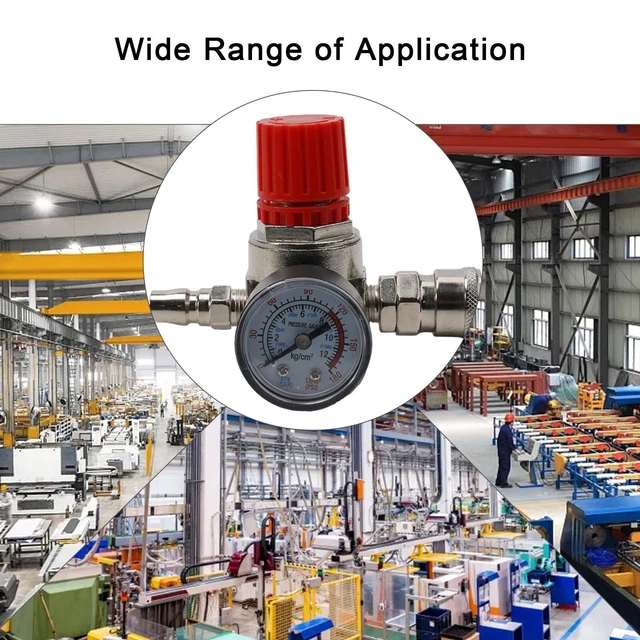 RÉGULATEUR DE PRESSION à installation facile 14\ jauge 175PSI pour ...