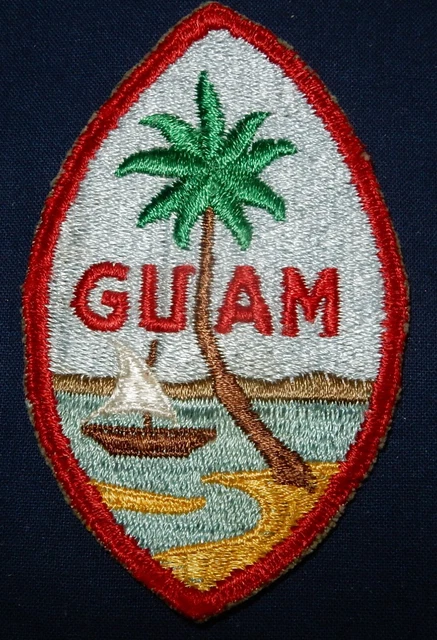 WW2 US ARMY Pacific Islands Guam Command Patch Military Badge World War ...